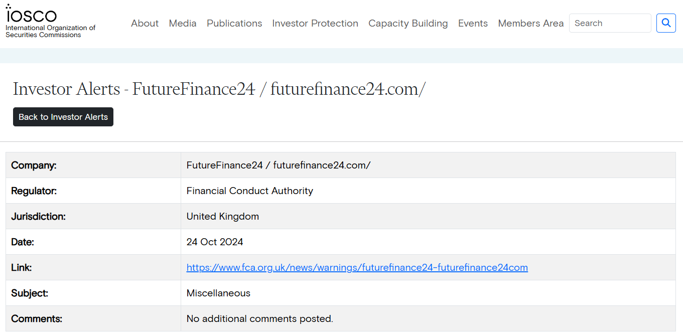 FutureFinance24 Review | Scam Alert by Scams Report