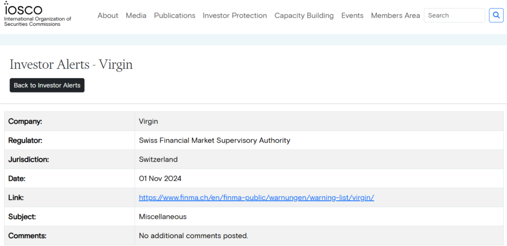 Virgin Review | Scam Alert by Scams Report